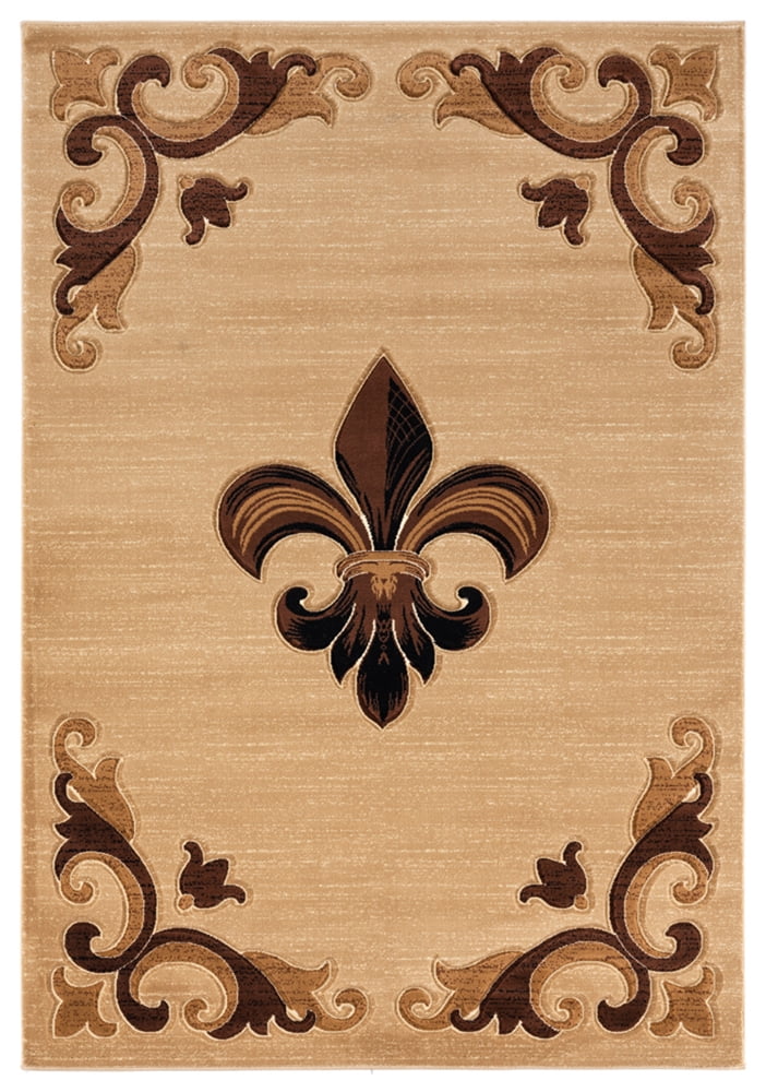 United Weavers Bristol Area Rug 2050 11726 Barnsley Beige Flur De Lis ...