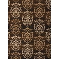 United Weavers Dallas Area Rug 851-10750 Countess Brown Curves Stripes ...