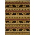 United Weavers Essence Mountain Bear Spice Multi Woven Polypropylene ...
