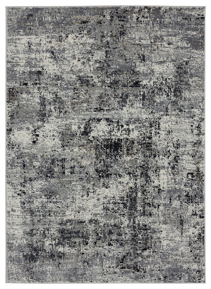 United Weavers Eternity Area Rug 4535 10377 Elixir Charcoal Vintage ...