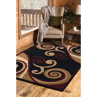 Better Homes & Gardens Navy, White & Tan Striped Accent Rug with ...