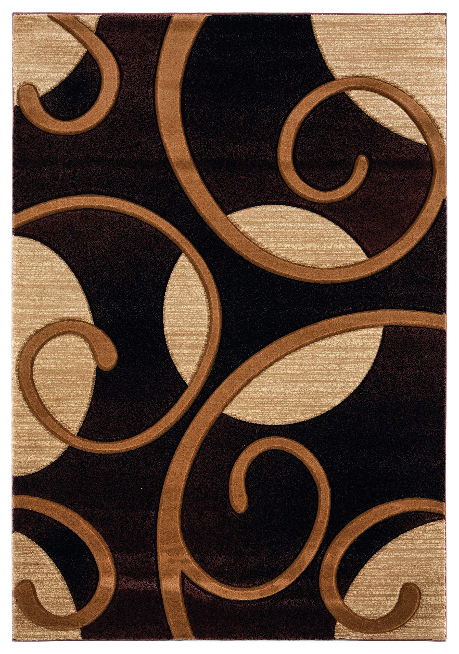United Weavers of America Bristol Riley Brown Mat Rug, 2'7" x 4'2 ...