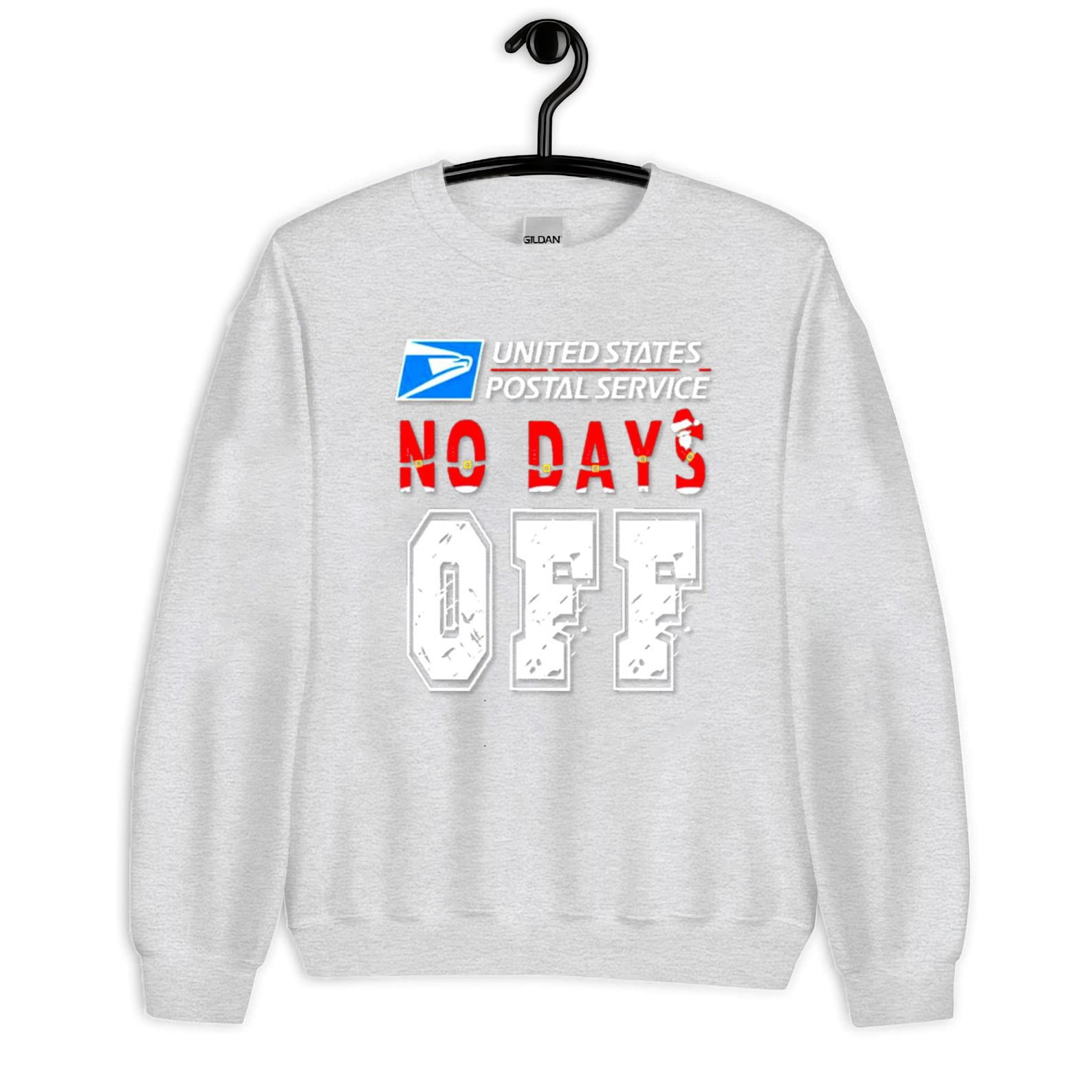 United states postal service logo no days off Christmas shirt-removebg ...