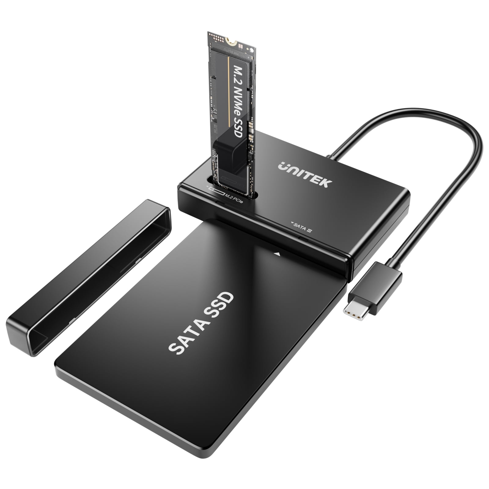Unitek M.2 NVMe SSD Enclosure Adapter – 10 Gbps Hard Drive Reader Tool Free Pcie NVMe Adapter ...