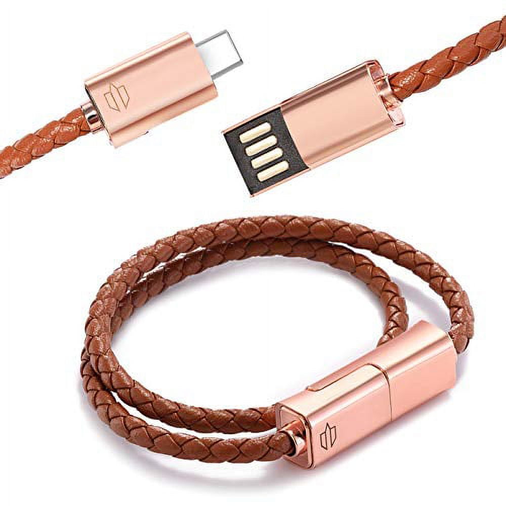 Unitron World USB to USB C Charging Cable Elegant Leather Magnetic ...
