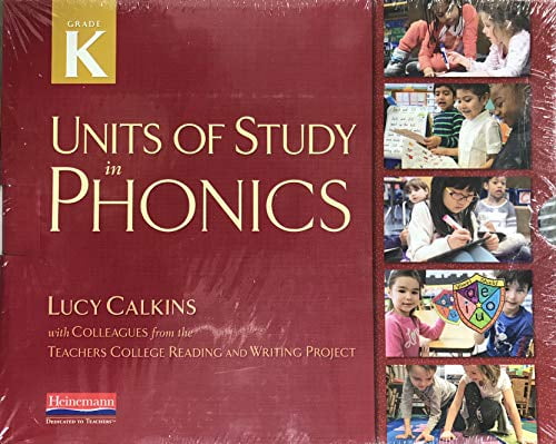 Pre-Owned Units of Study in Phonics, Grade K Paperback - Walmart.com