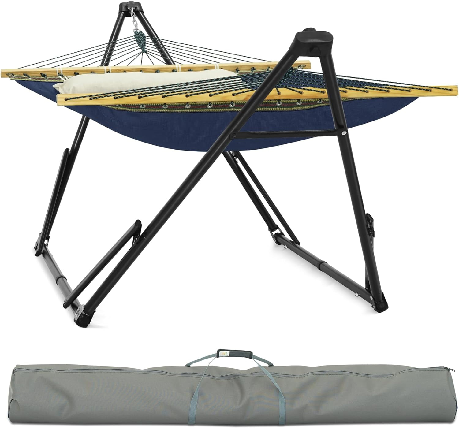 Unity Adjustable Hammock Stand, Hammocks Stands for The Garden, 800 lbs ...