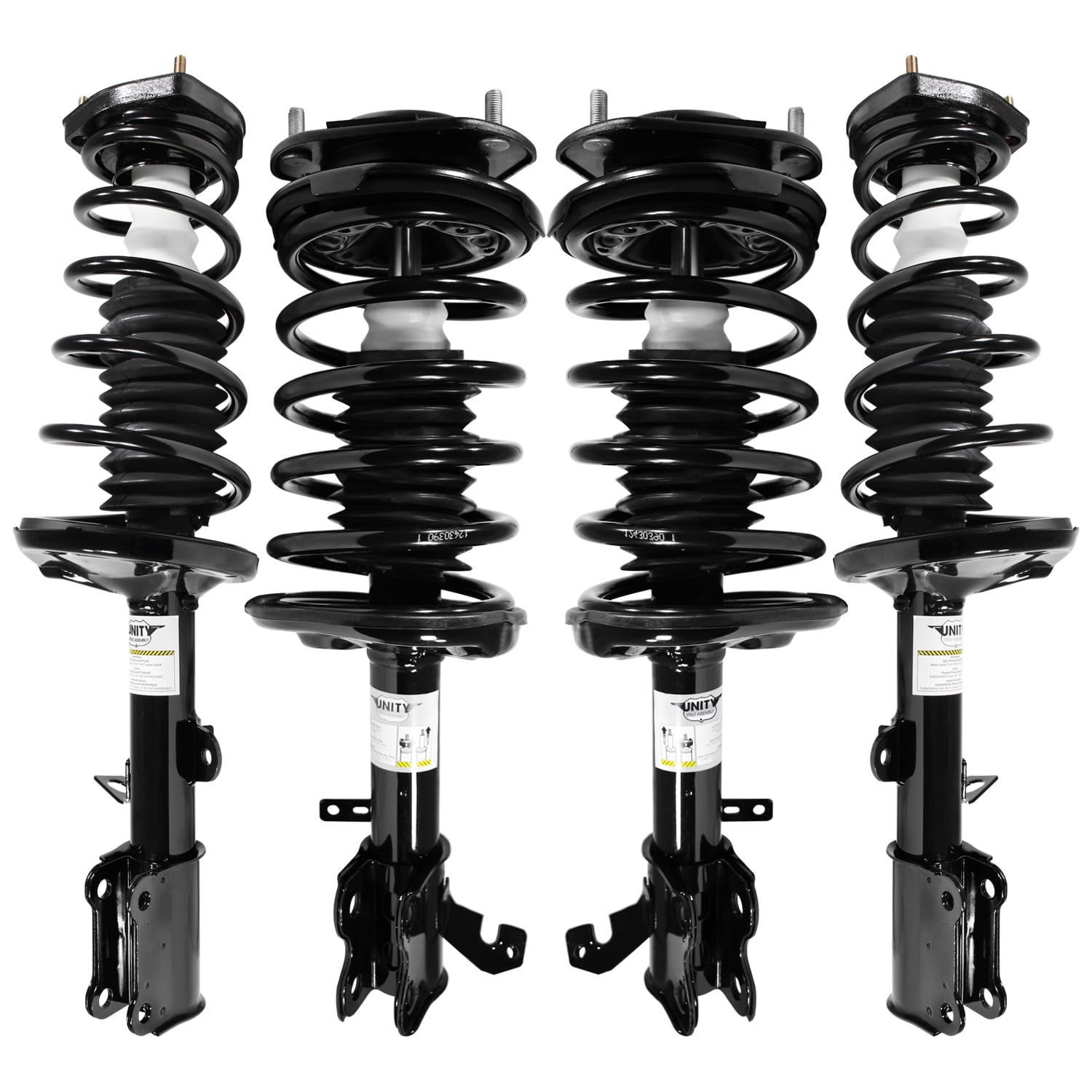 Unity Automotive Front & Rear Complete Strut Assembly Kit Fits 1993 ...