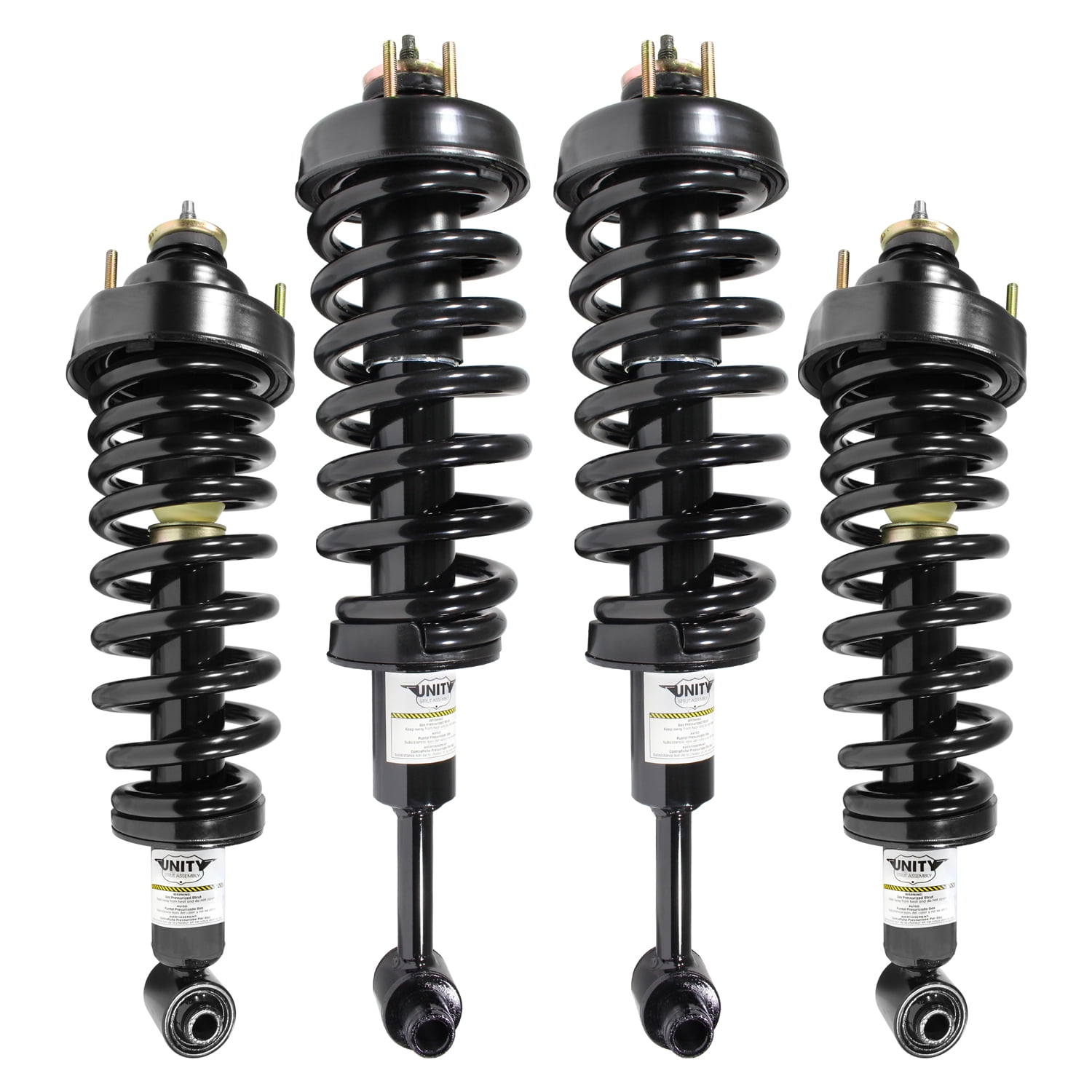 Unity Automotive Front & Rear Complete Strut Assembly Kit Fits 2004 ...
