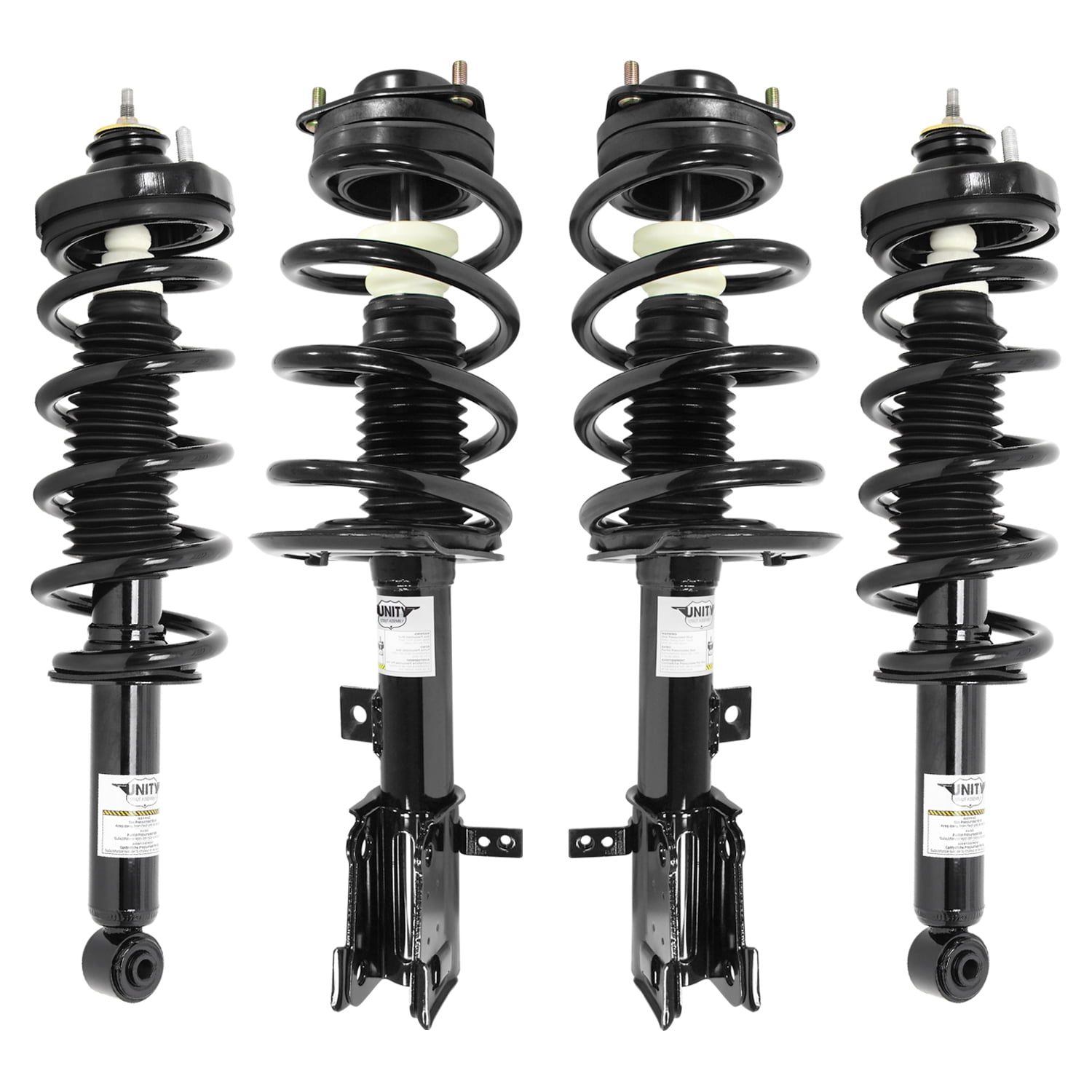 Unity Automotive Front & Rear Complete Strut Assembly Kit Fits 2011 ...