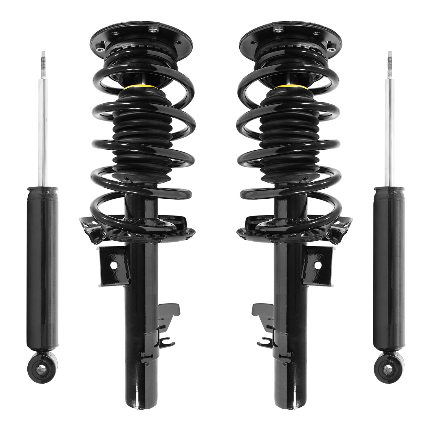 Unity Automotive Front And Rear Complete Strut Assembly Shock Kit Fits