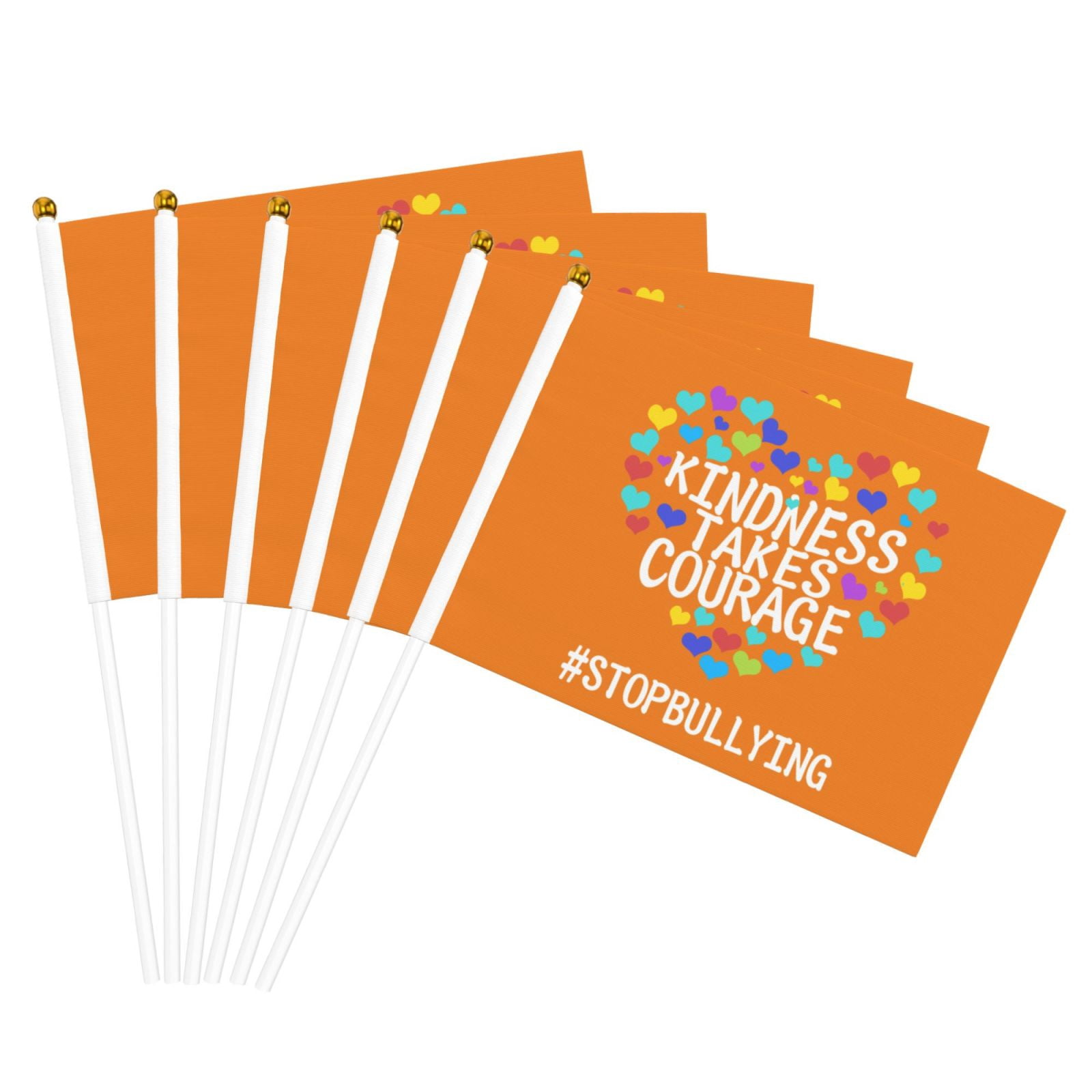 Unity Day - Kindness Takes Courage Anti Bullying Orange Flag Small ...