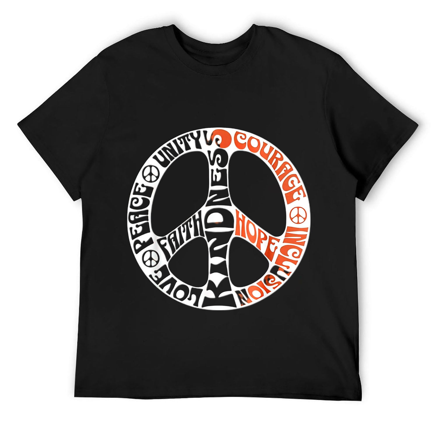 Unity Day Orange 2022 Peace sign T-Shirt - Walmart.com