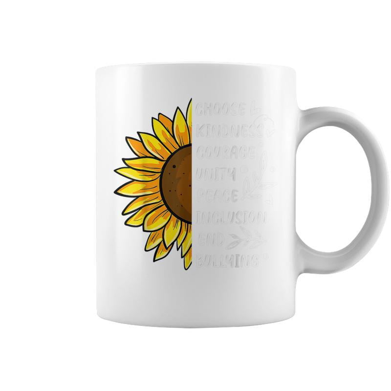 Unity Day Orange Kids 2022 Anti Bullying Sunflower Coffee Mu - Walmart.com