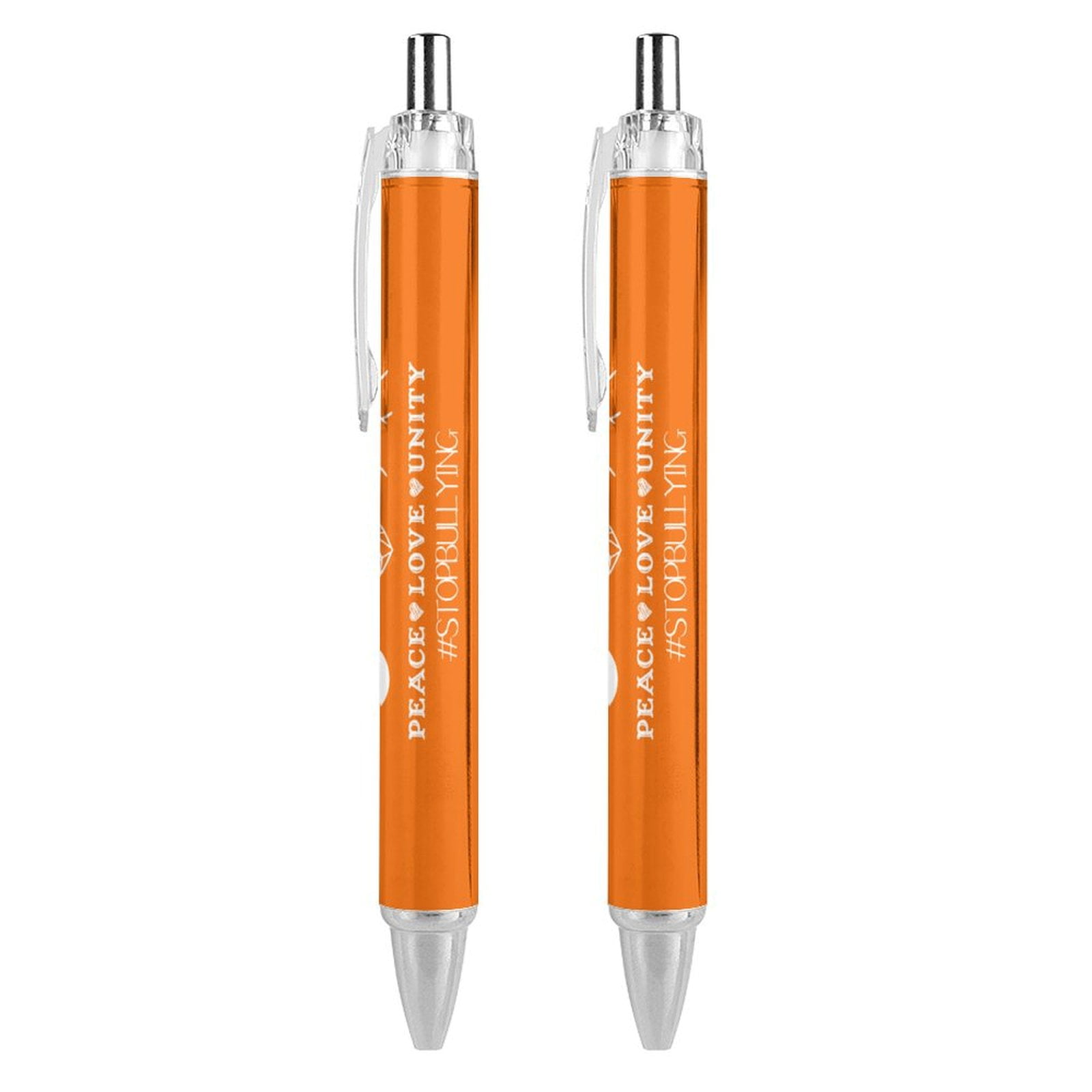 Unity Day - Peace Love Unity Anti Bullying Orange Ballpoint Pen ...