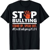 Unity Day Stop Bullying Stand up Speak out End Bullying 2024 T-Shirt ...
