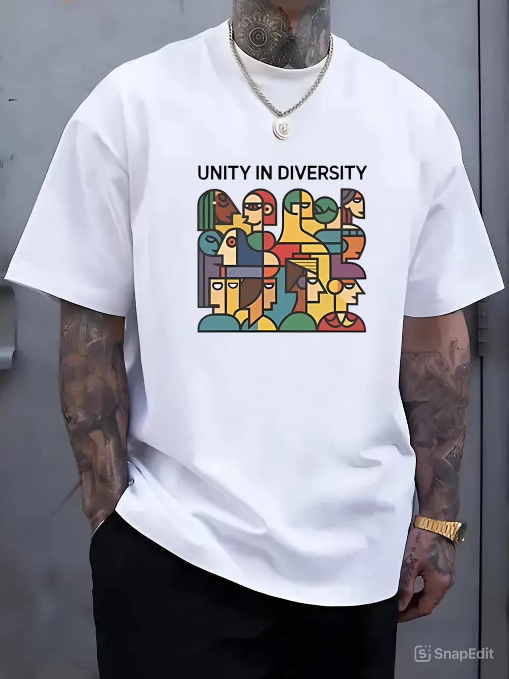 Unity In Diversity Positive Message Colorful Art Equality Inclusion ...