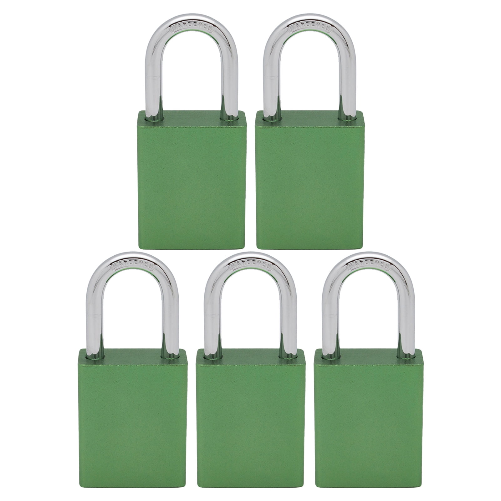Unity Keyed Alike Green Aluminum Alloy Lockout Tagout Safety Padlock (5 ...