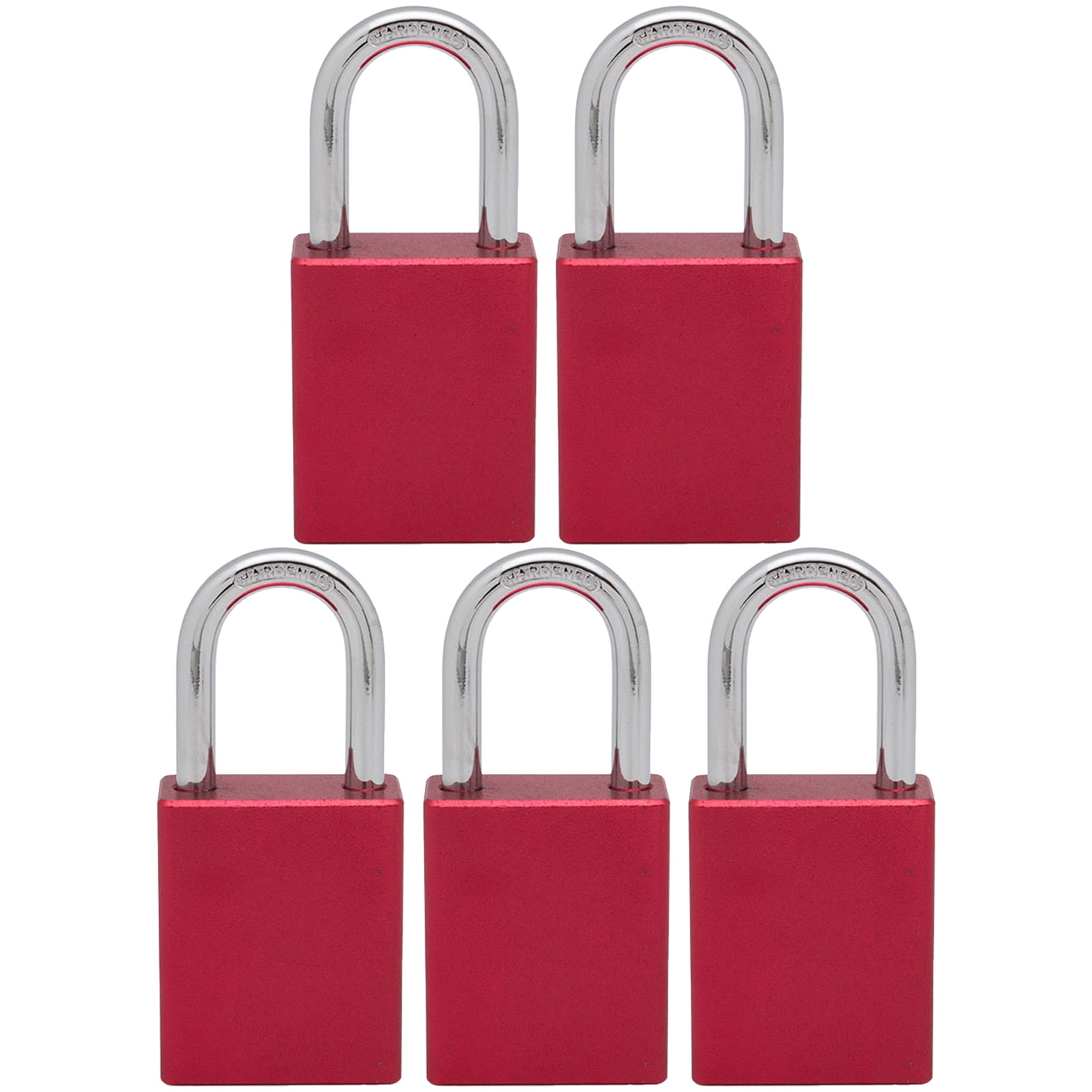 Unity Keyed Alike Aluminum Safety Padlocks, Red, Lockout Tagout ...