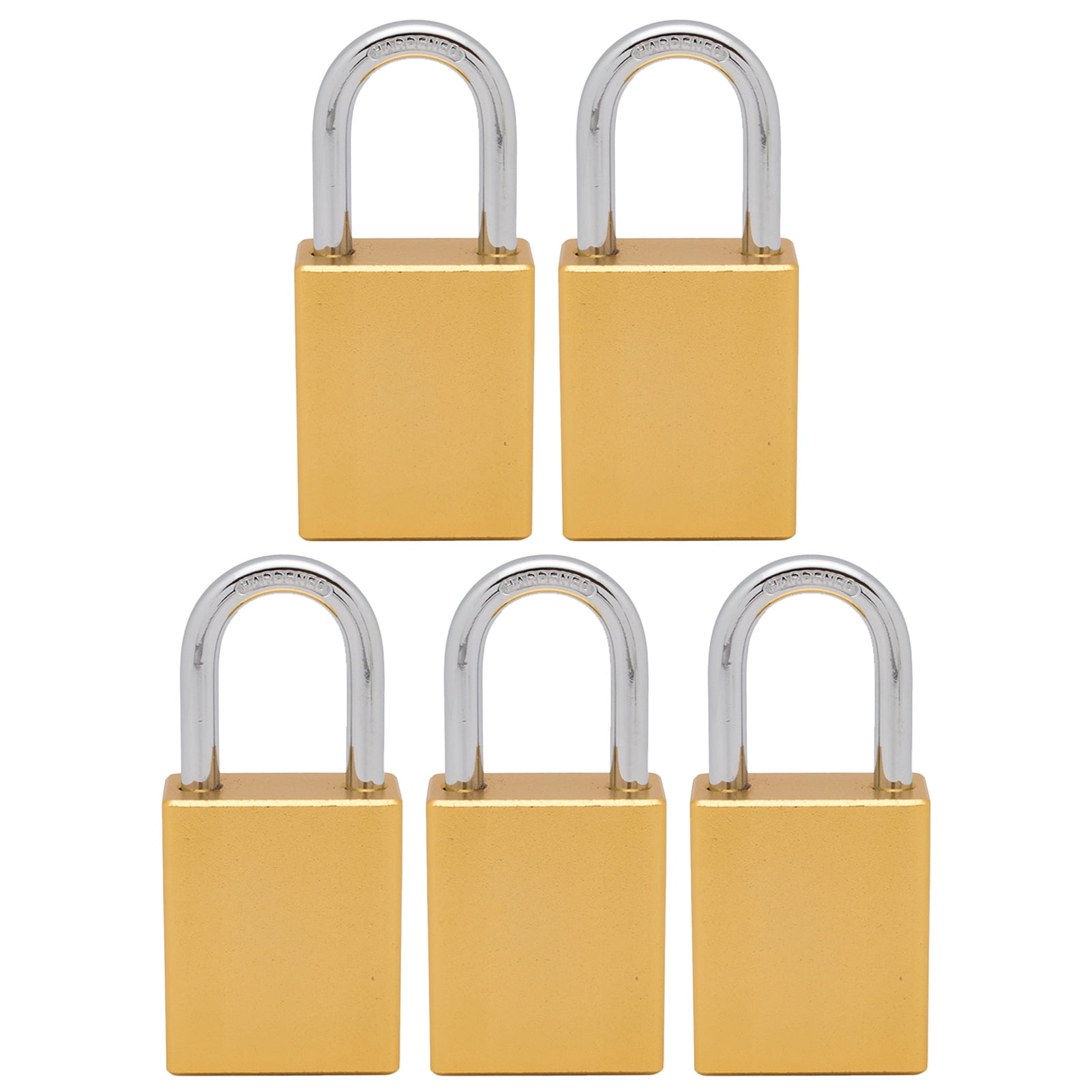 Unity Keyed Alike Yellow Aluminum Alloy Lockout Tagout Safety Padlock ...
