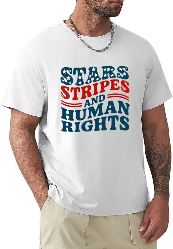 Unity Message T-shirt With Patriotic Equality And Bold Star Style, for ...