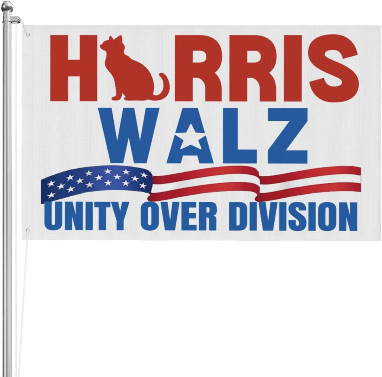 Unity Over Division Flag Kamala Harris Walz 2024 Election 3x5 Flag 3 ...