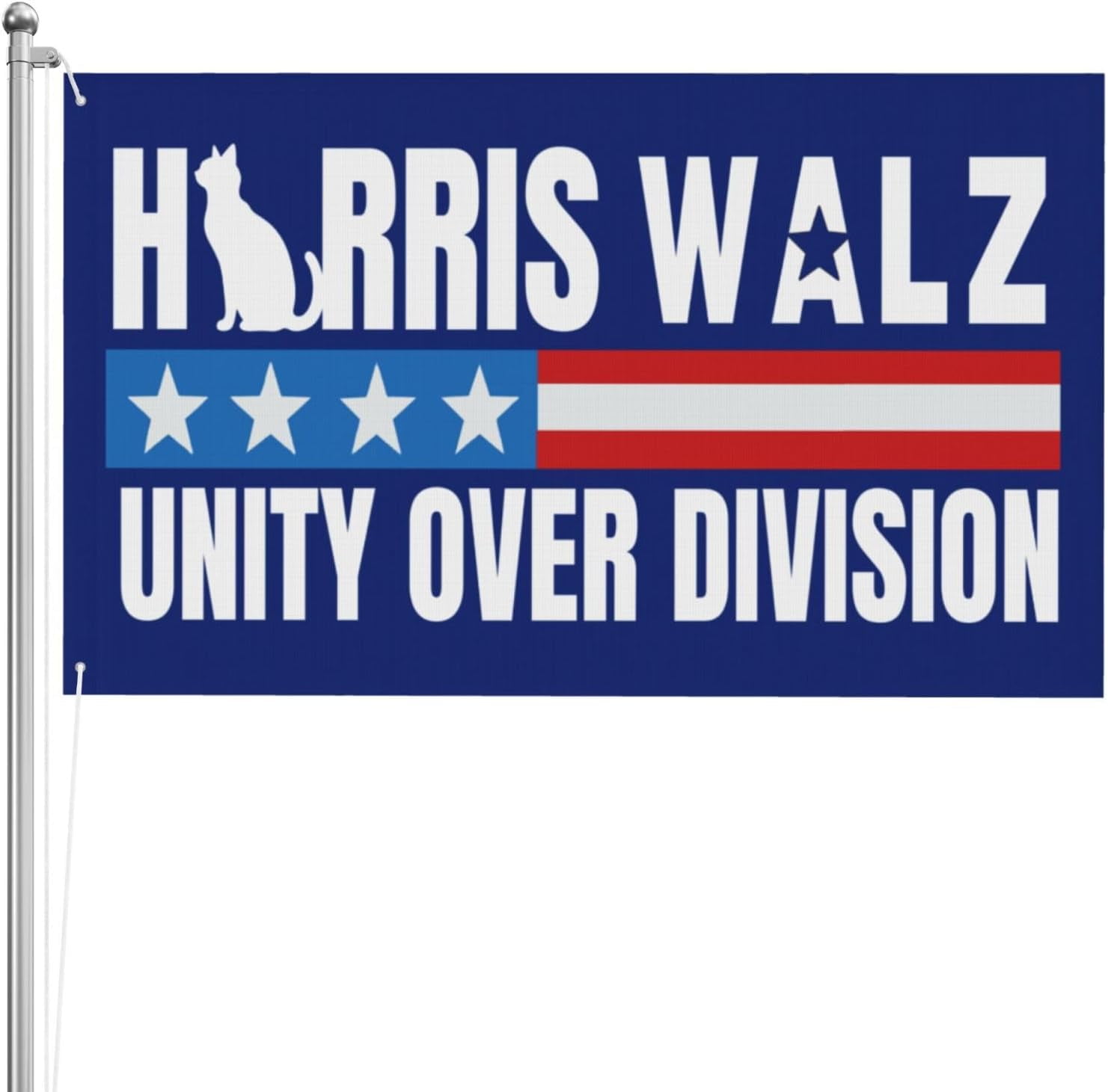 Unity Over Division Flag Kamala Harris Walz 2024 Election 3x5 Flag 3 ...