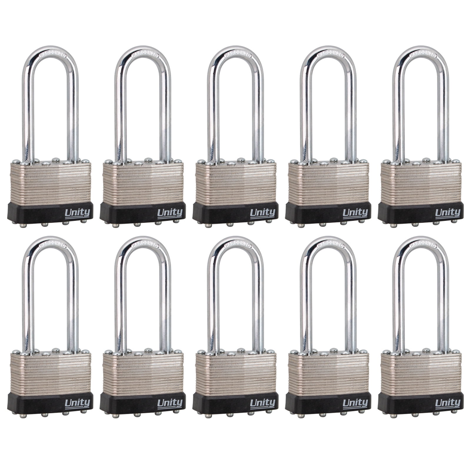 Unity Same keyed Laminated Steel Padlock 1-3/4"(45mm) Long Shackle ...