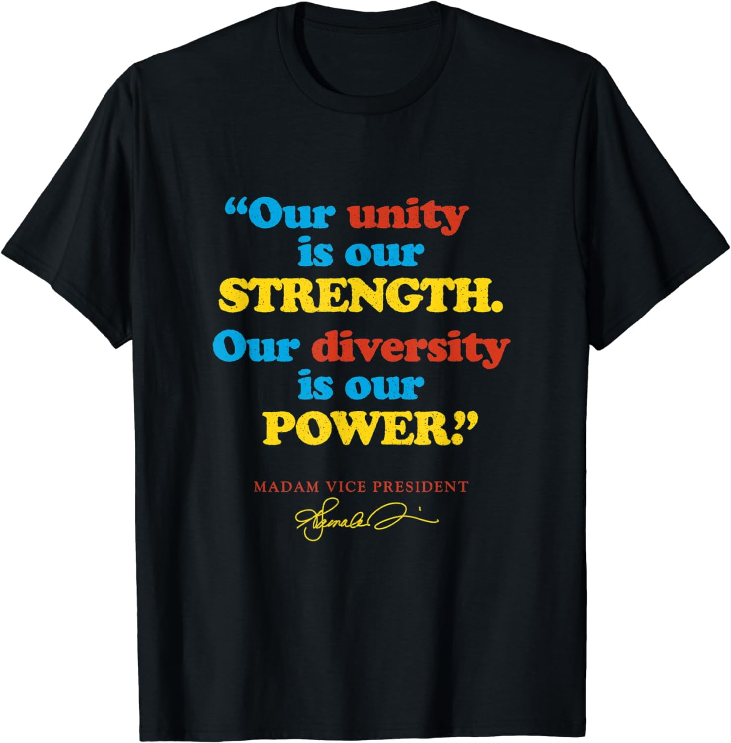 Unity, Strength, Diversity, Power Quote for Social Justice T-Shirt ...