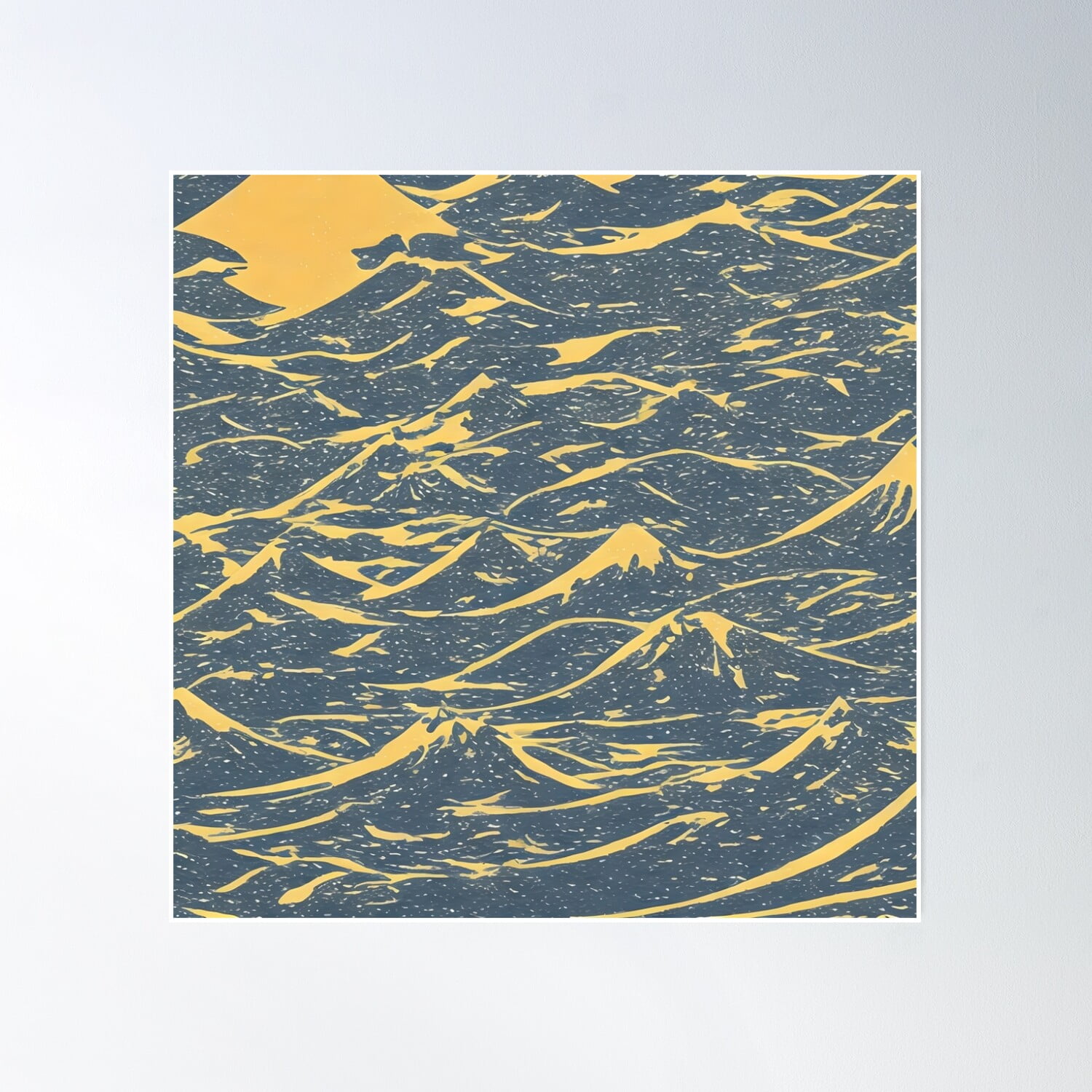 Unity Wave Poster Wall Art, Modern Wall Decor, 24x24 UNFRAMED - Walmart.com