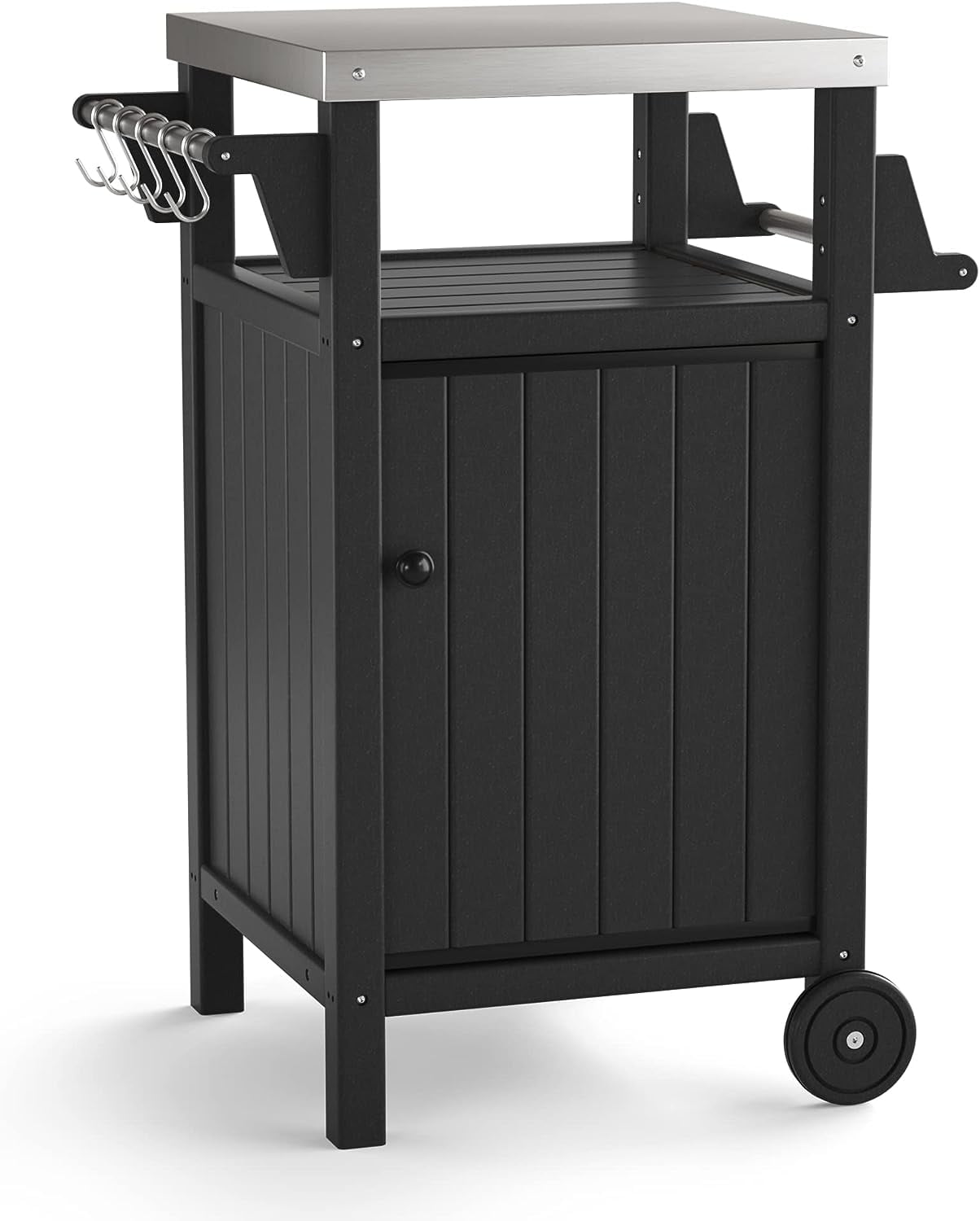 Unity XL Patio Storage Grilling Bar Cart Gallon Portable Weatherproof ...
