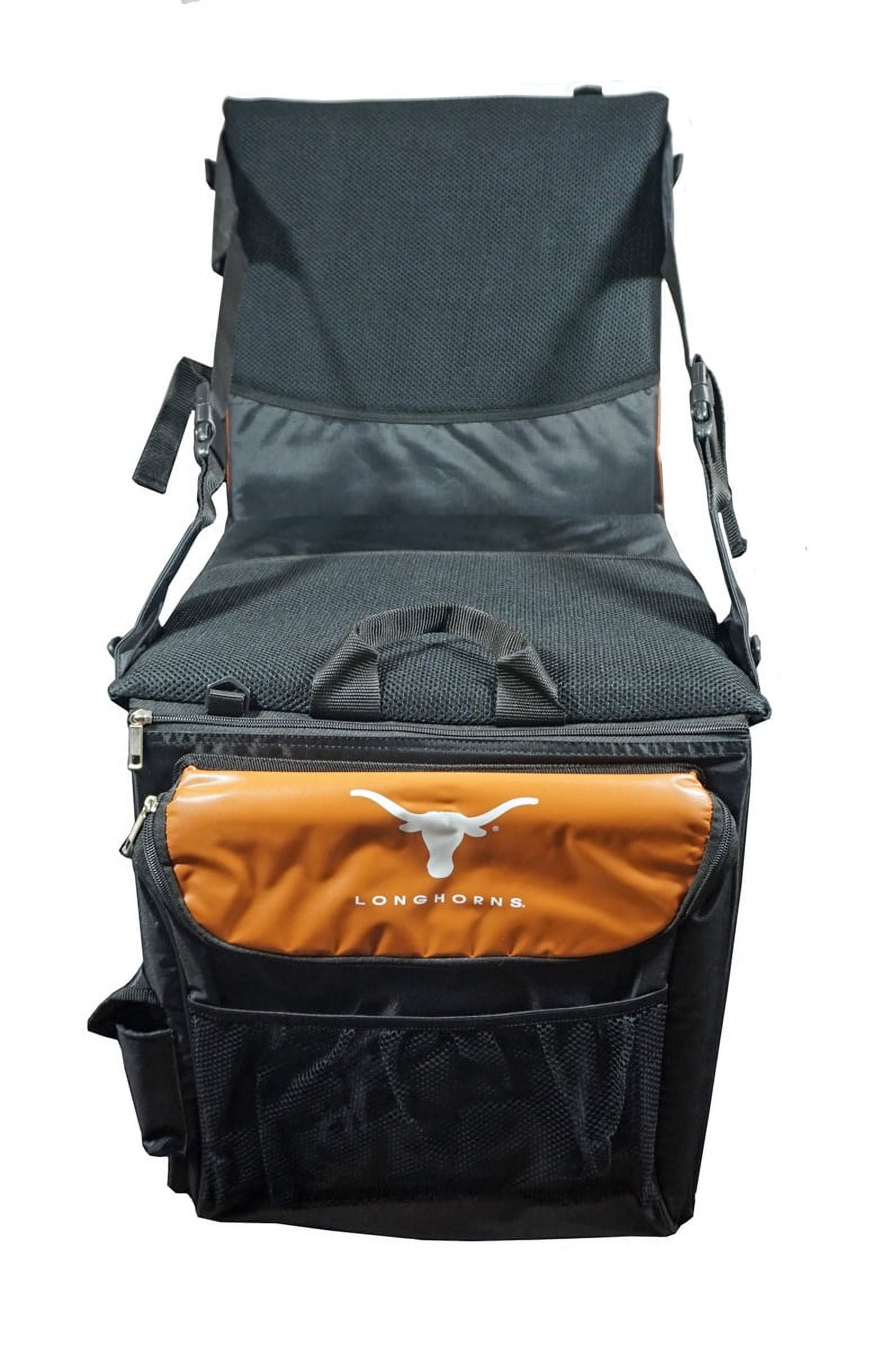 Univ of Texas Cooler Stadium Seat Cushion with Back - Cooler Holds ...