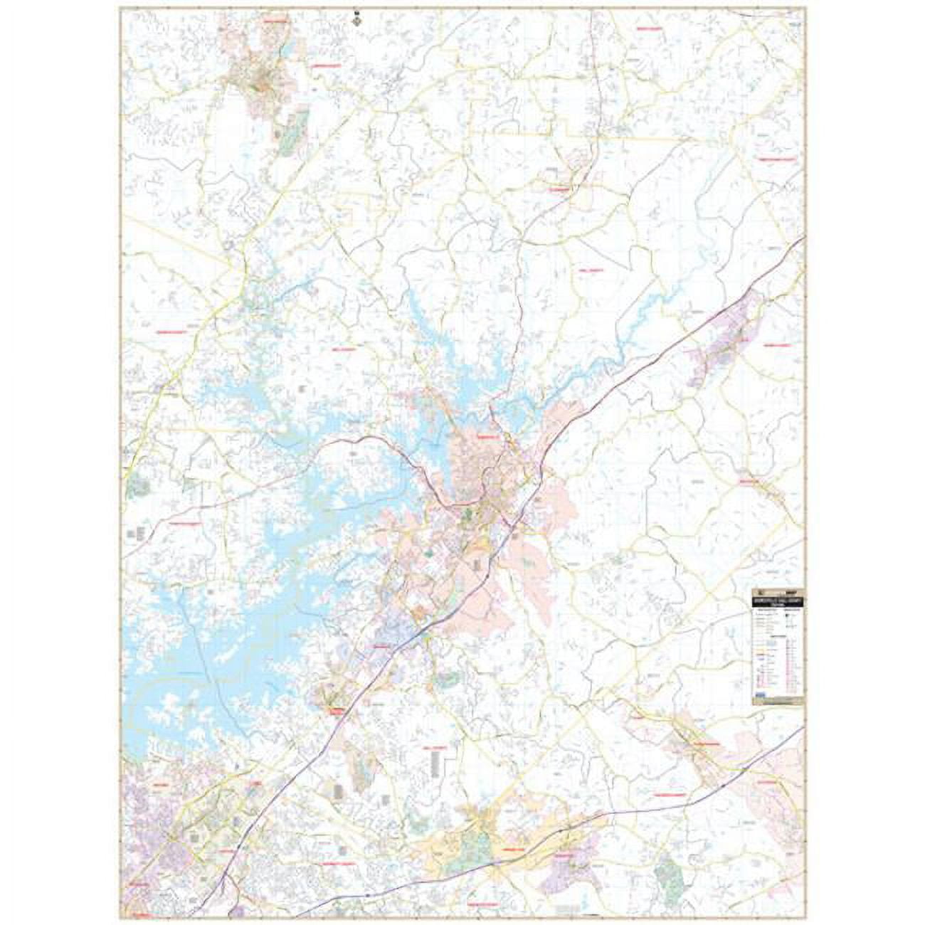 Univarsal 911840914006-59x78-LAM 59 x 78 in. Gainesville & Hall County ...