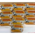 TITUS Meaty Sardines, Soybean Oil, Omega-3 Fatty Acids, Pack of 10 ...