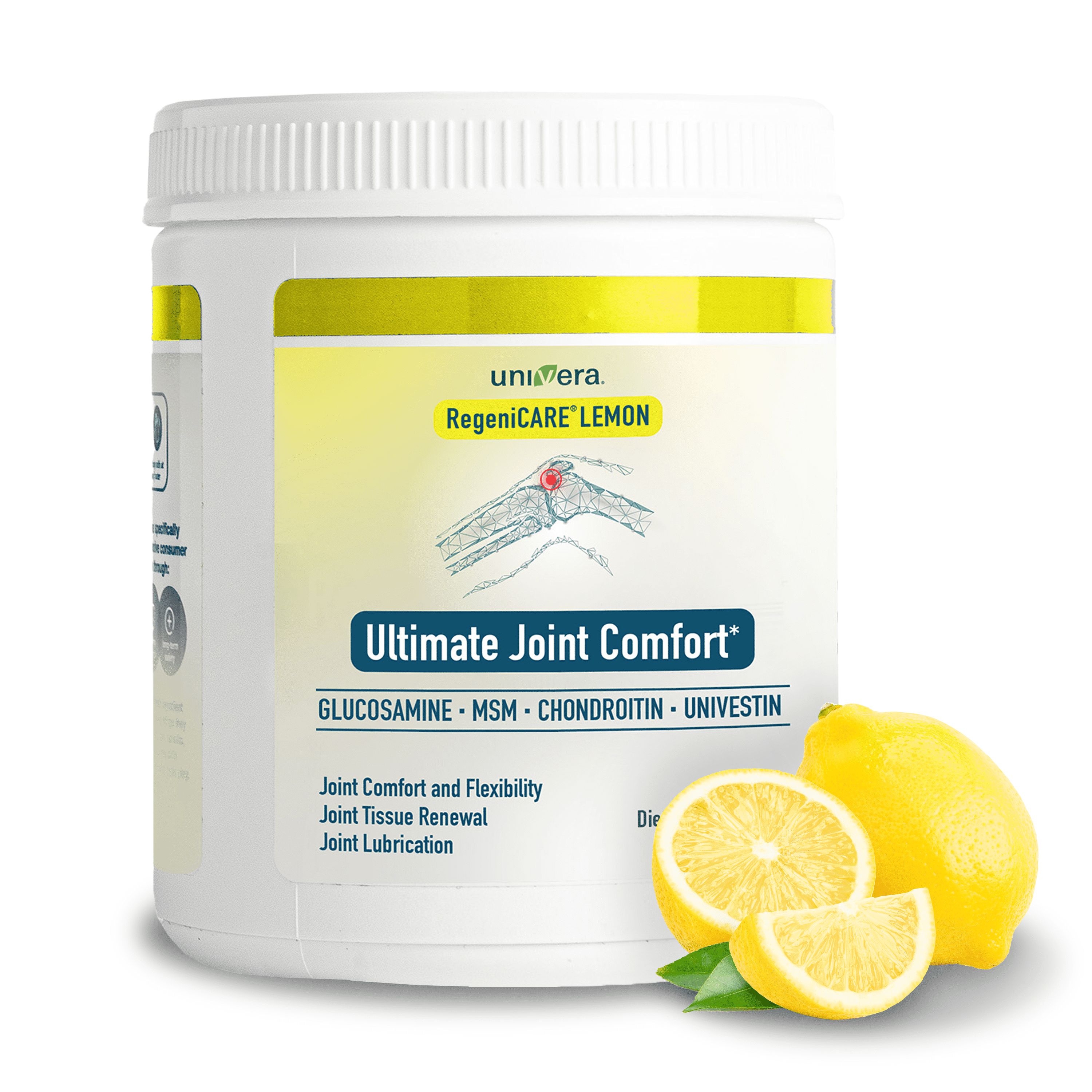 Univera RegeniCARE Canister, Glucosamine, Chondroitin, 7.4 Ounce (Lemon ...