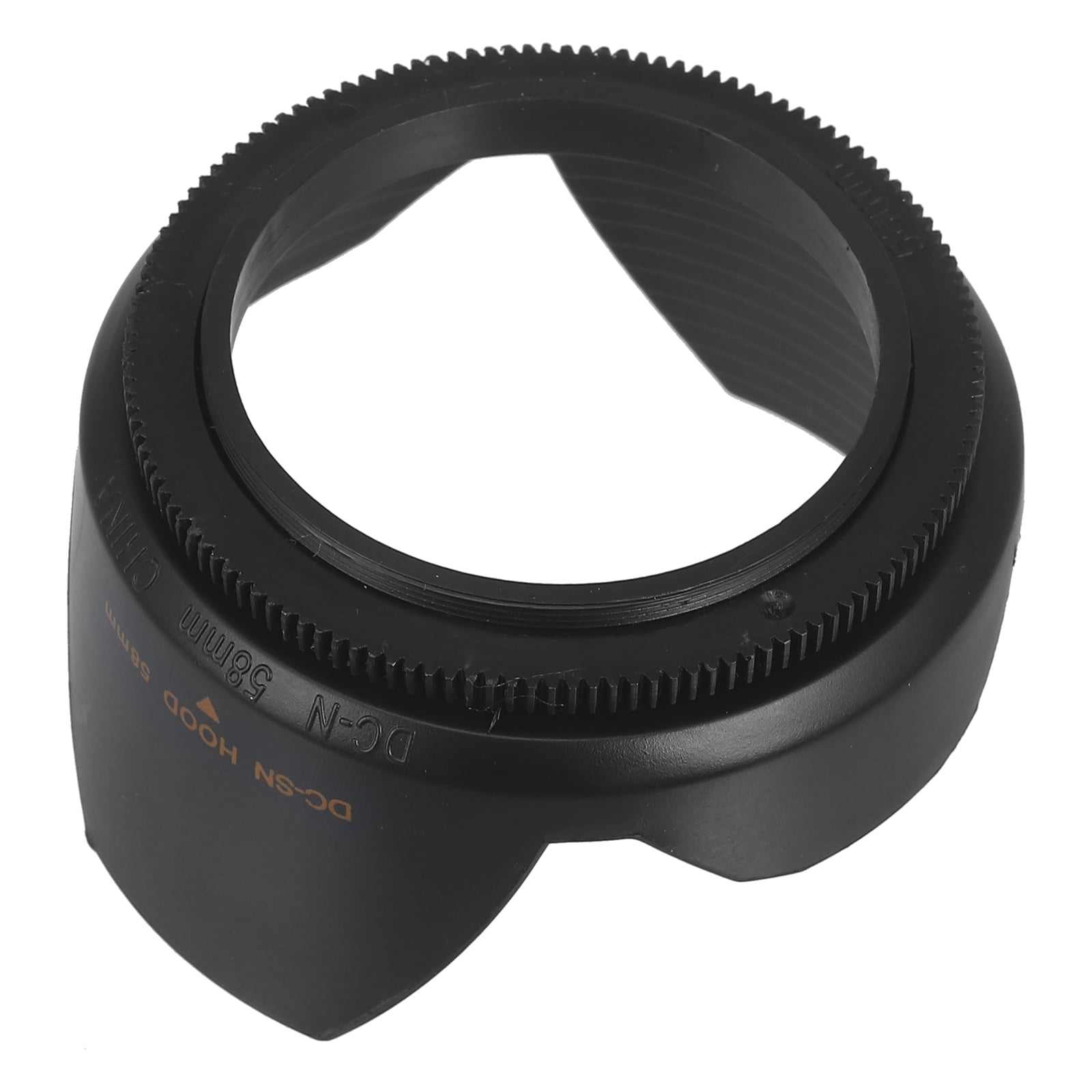 Univeral 58mm DSLR Camera Lens Hood for / / / /Olympus / / Lens (Black ...