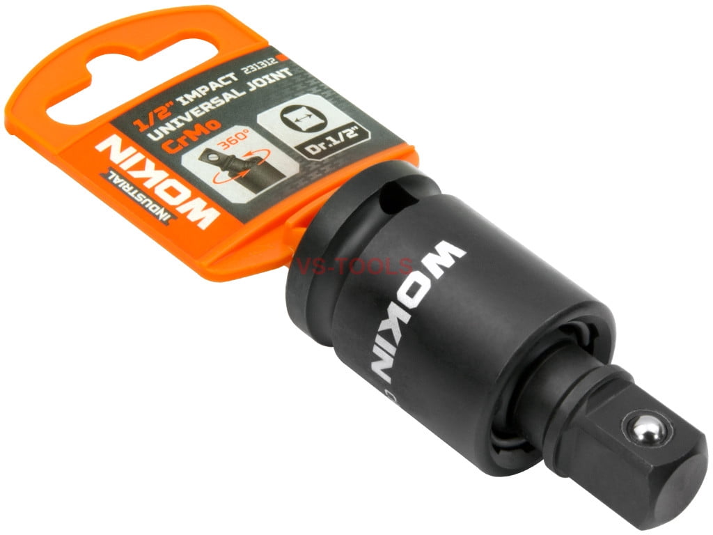 Universal 1/2 Drive Joint Impact Socket Swivel Ratchet Socket Adapter ...