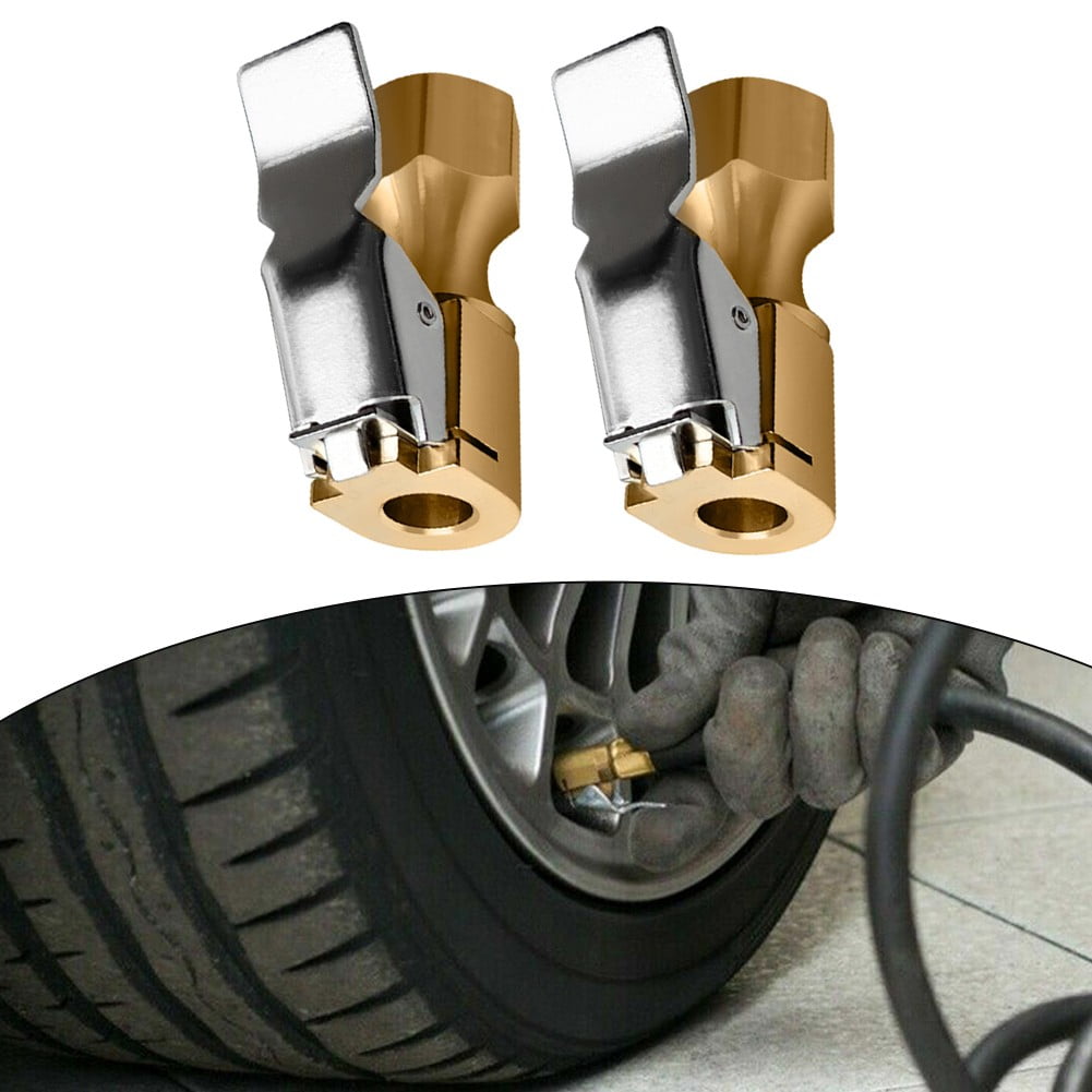 Universal 1/4 NPT Tire Inflatable Chuck with Internal Shutoff Valve ...