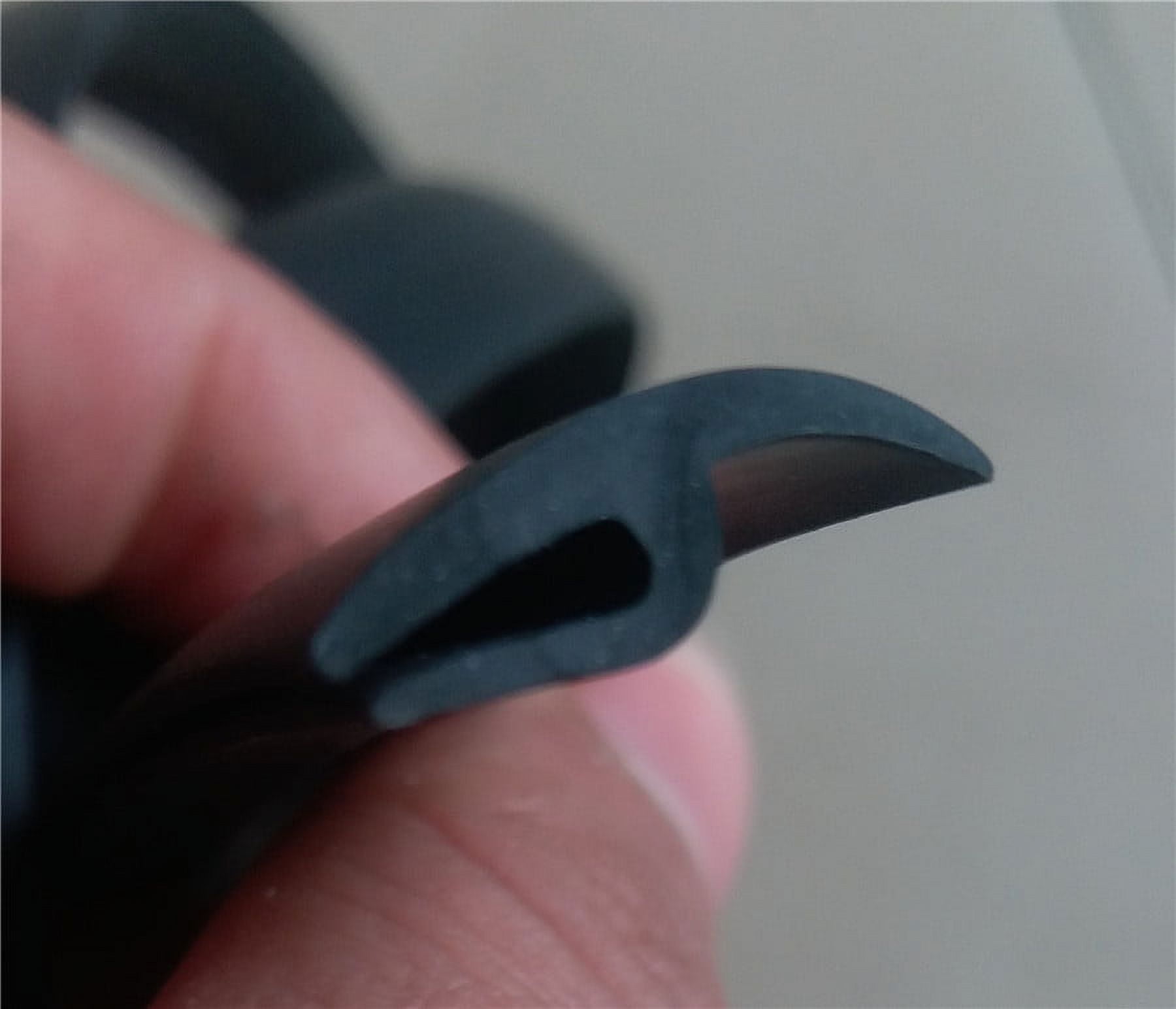 Universal 1.7M Rubber Sealed Strips Trim For Car Front Windshield ...