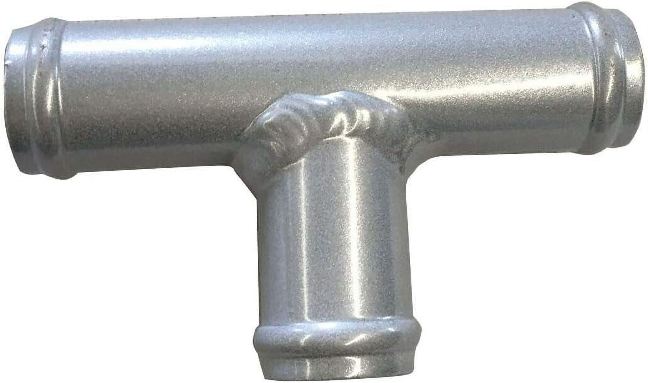 Universal 1" Aluminum Coolant T-Pipe Fitting 3-Way Radiator Fitting ...