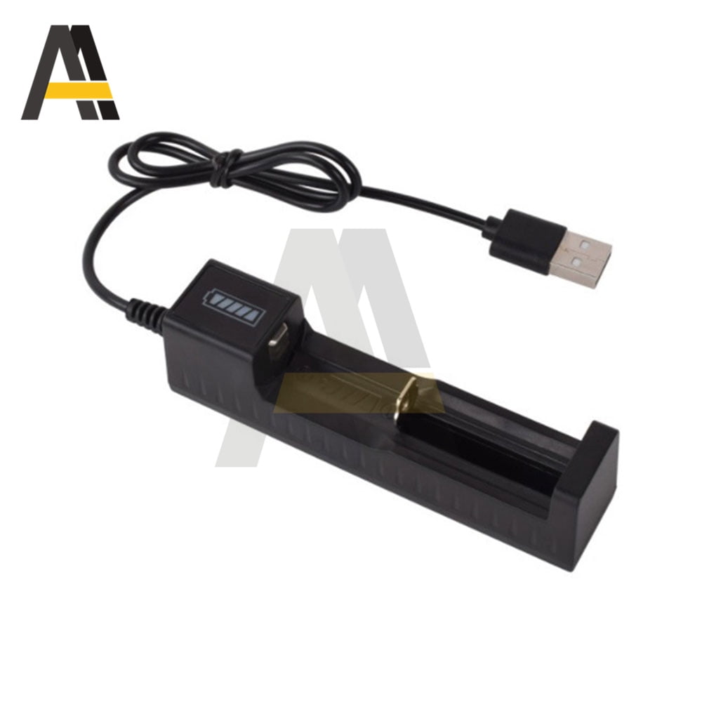 Universal 1 slot Battery USB Charger adapter LED Smart Chargering for ...