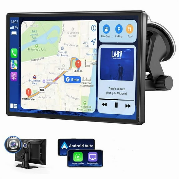 Universal 10.26” Screen Car Radio Multimedia WIFI Video Player Wireless ...
