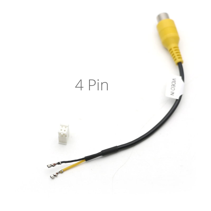 Universal 10 Pin RCA Camera Video Input Cable Adapter Wiring Connector ...