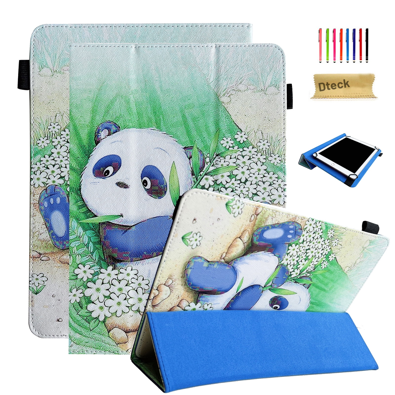 Universal 10 inch Tablet Case, Dteck Slim Folio Protective Case with ...