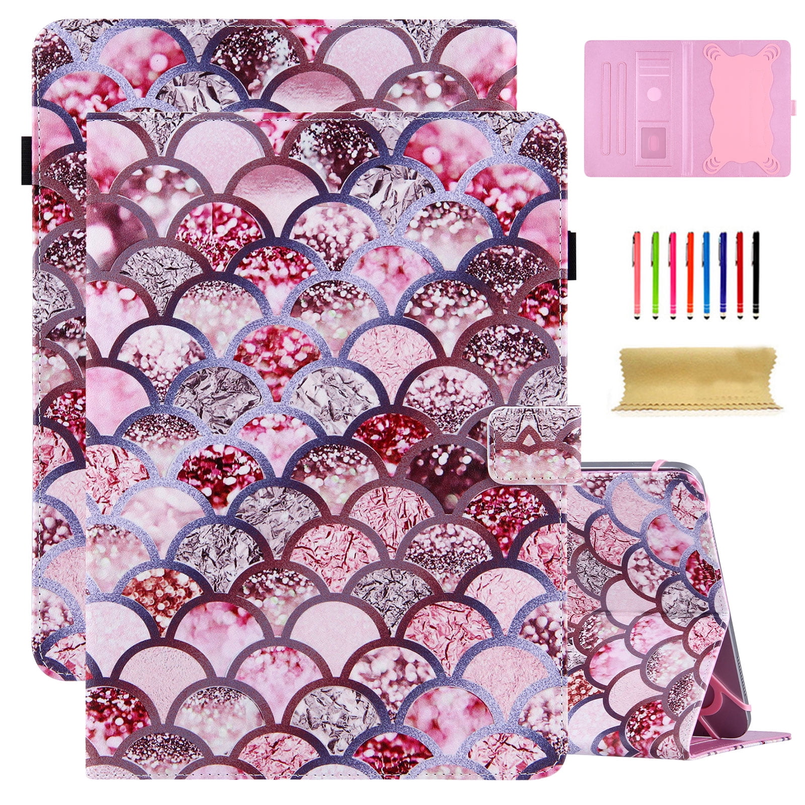 Universal 10 inch Tablet Case, Slim Folio Protective Case Cover with ...