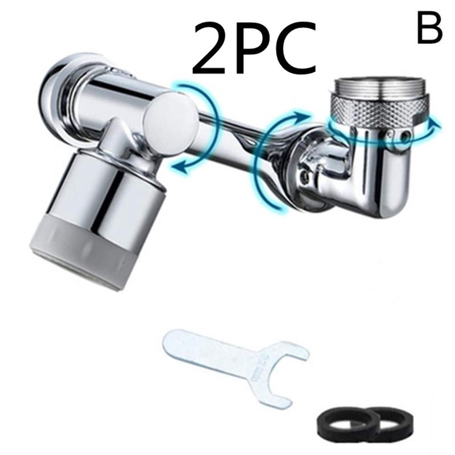 Universal 1080 Swivel Faucet Aerator Multifunction Faucet Extender ...