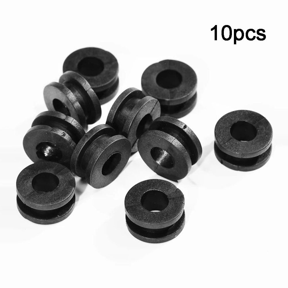 Universal 10Pcs M6 Motorcycle Side Cover Rubber Grommets Gasket ...