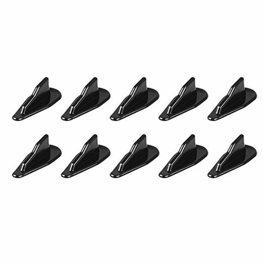 Universal 10pcs finished shark fins Wing Vortex Generator Black for EVO ...