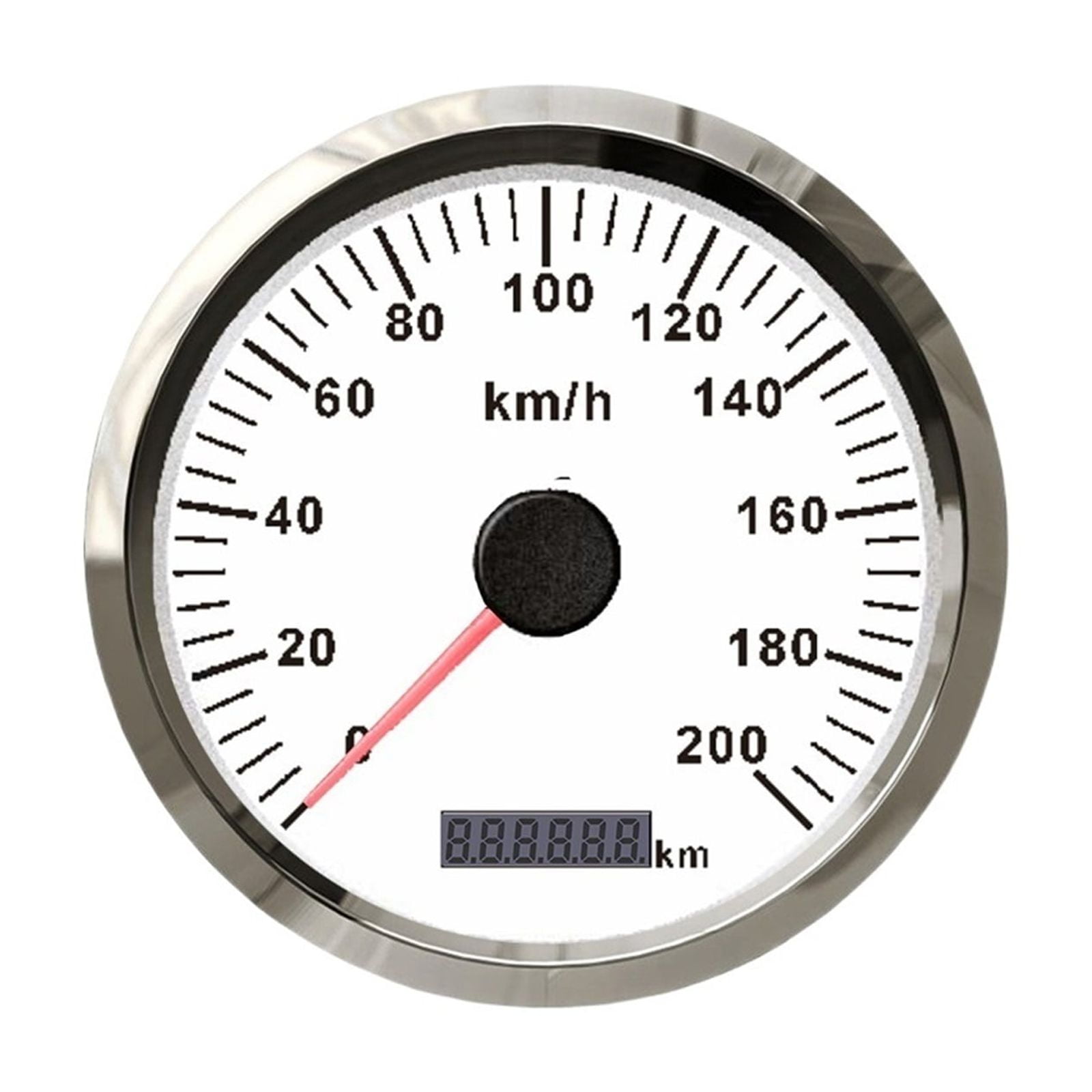 Universal 110mm 0-200km/h GPS Speedometer Car Speed Gauge Total Mileage ...