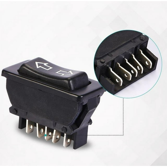 Universal 12V 20A 2 Way Momentary Electric Aerial Up Down Rocker Switch ...